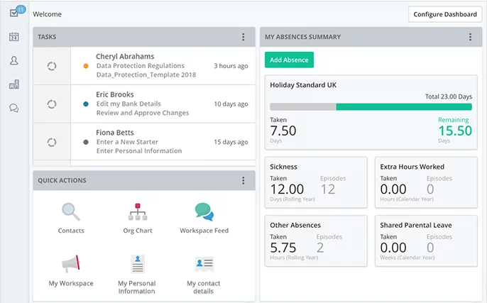 Self-Service: One of the Big Five Benefits of an HR system - Cezanne HR